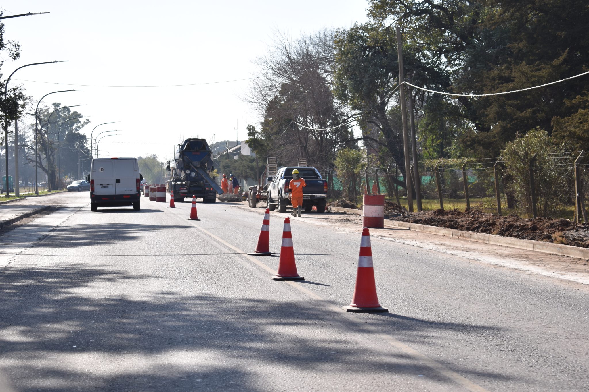 AVANZAN LOS TRABAJOS EN LA RUTA 188