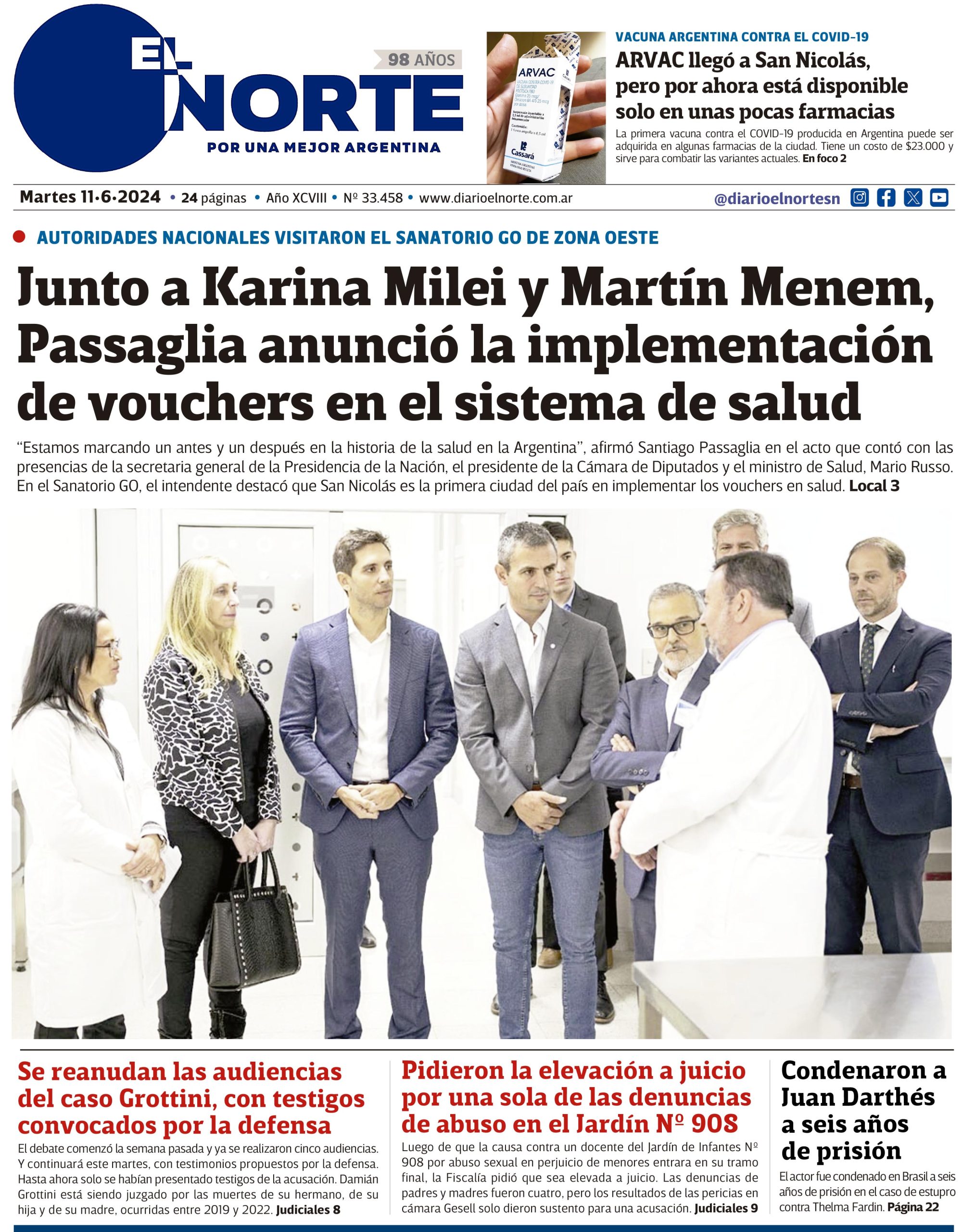Diario EL NORTE - edición digital – martes 11 de junio 2024 | Diario El ...