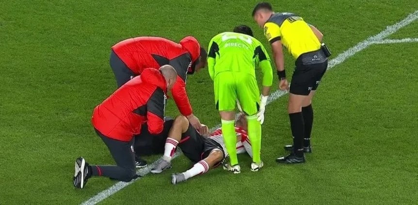 Sant'Anna sufrió una lesión de rodilla y será baja en la Copa ...