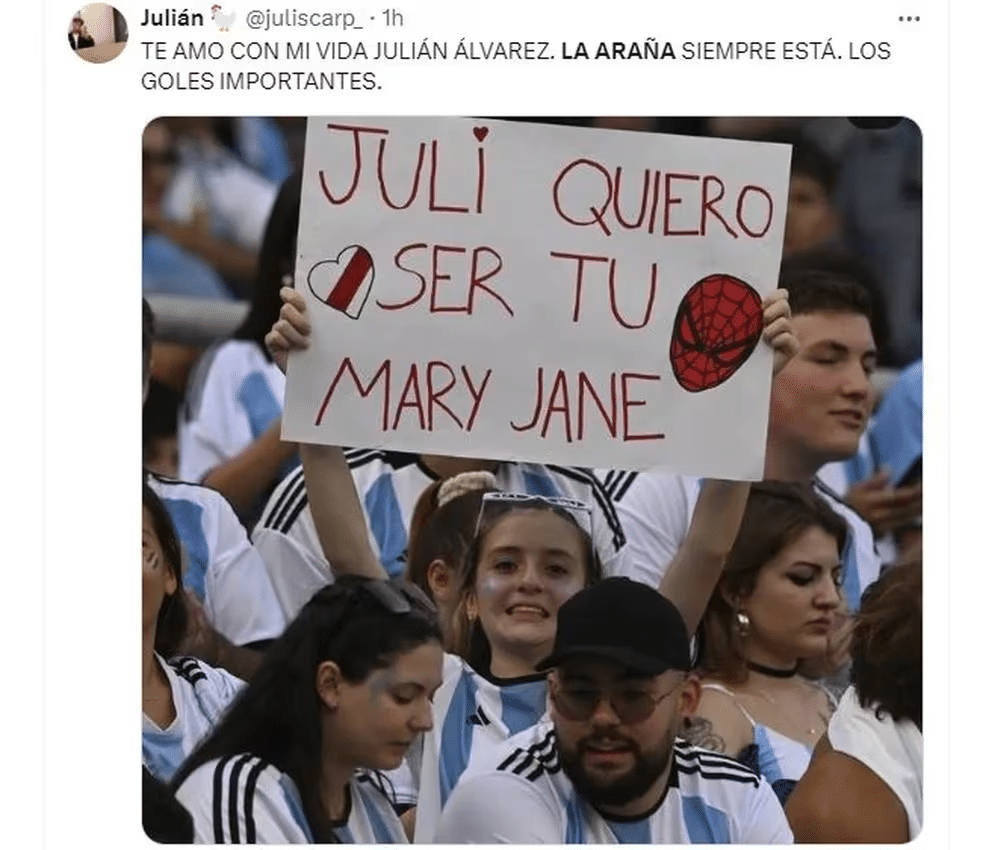Tras el triunfo de Argentina ante Canadá, se desataron los memes destacando a Julián Álvarez ...